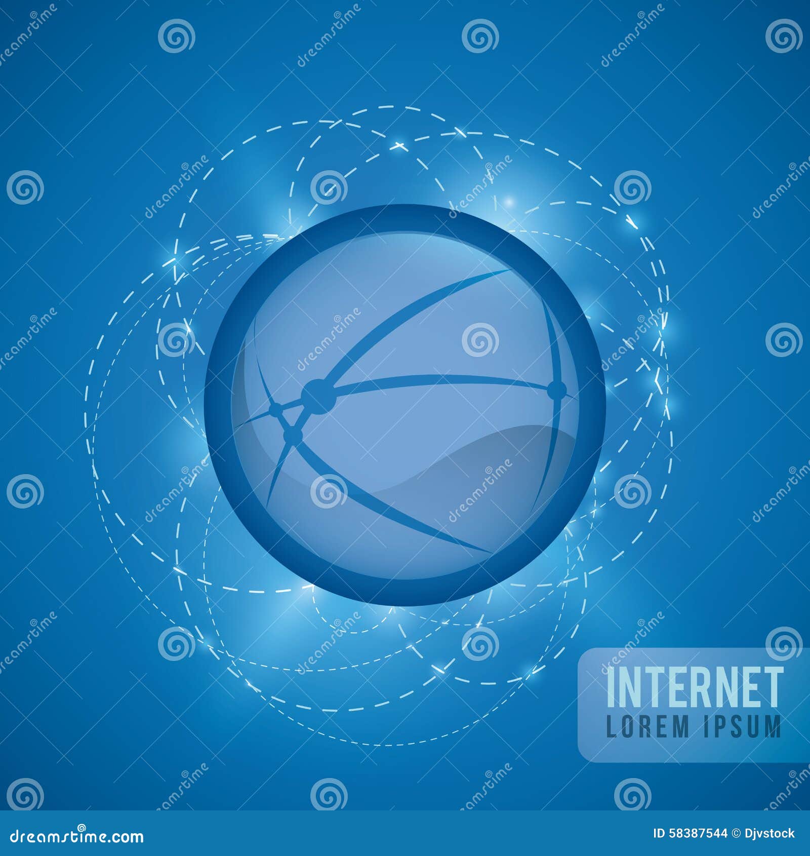 Internet design. stock vector. Illustration of computing - 58387544