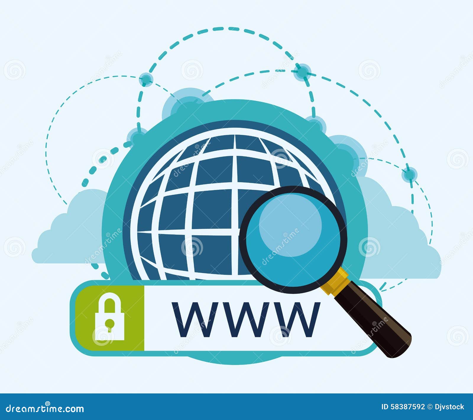 Internet design. stock vector. Illustration of internet - 58387592