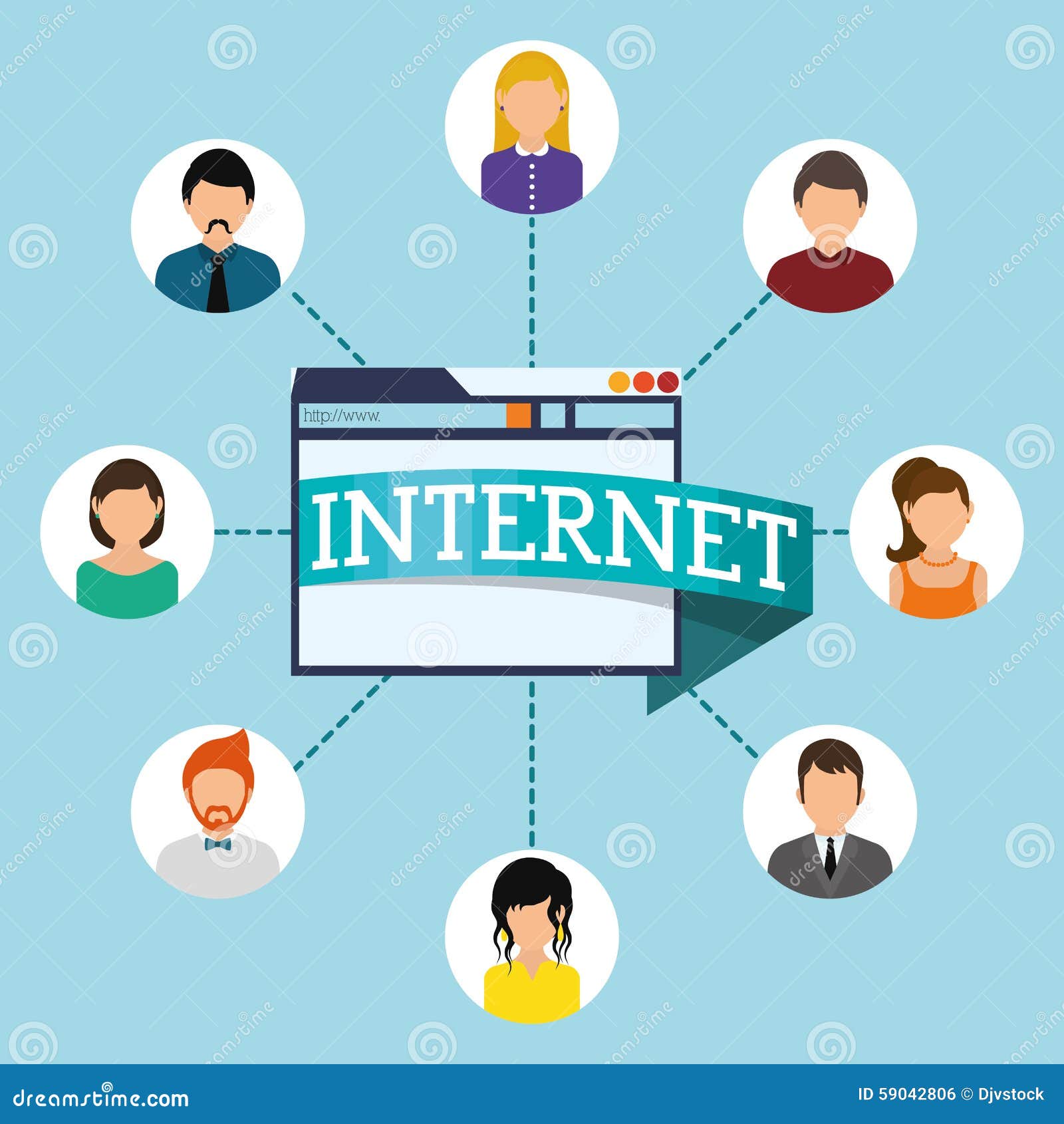 Internet, design stock vector. Illustration of networking - 59042806