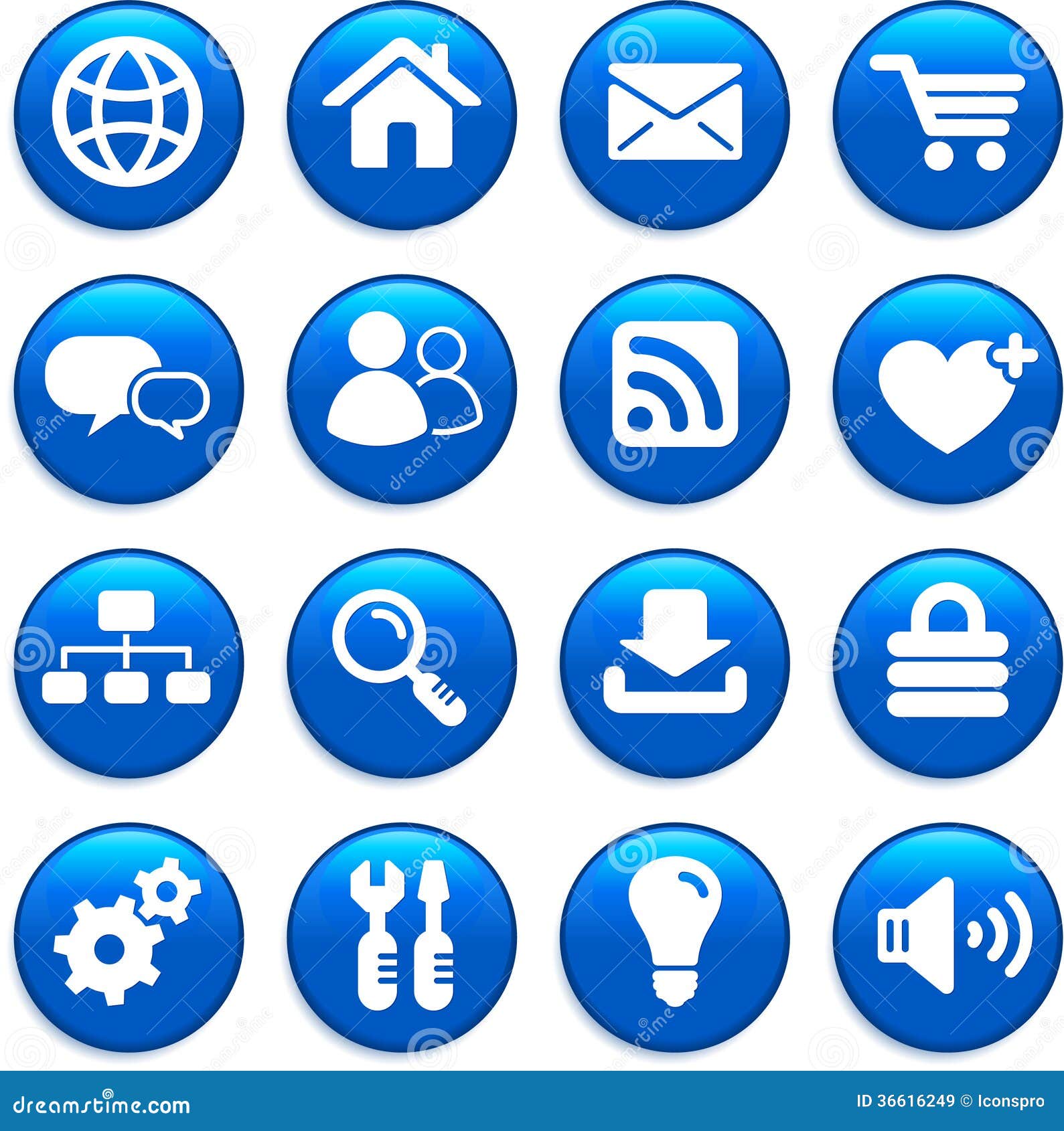 Internet design icon set stock illustration. Illustration of discussion ...