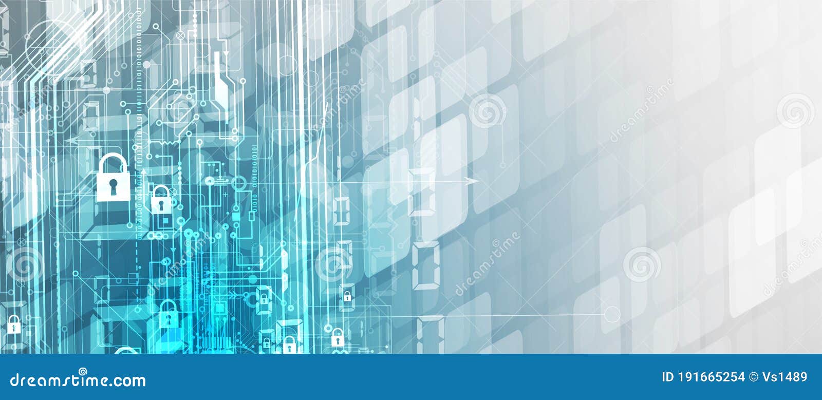 Internet Digital Security Technology Concept for Business Background ...