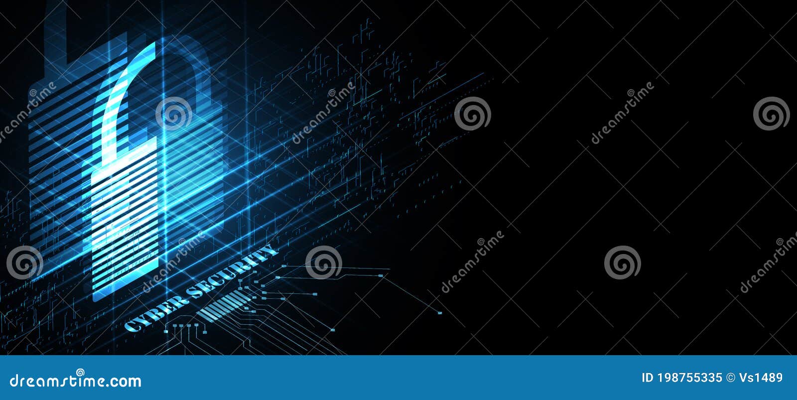 Internet Digital Security Technology Concept for Business Background ...