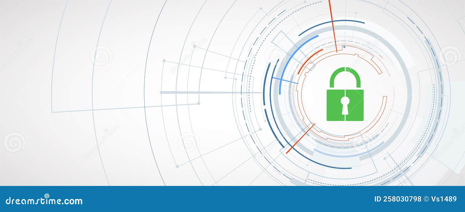 Internet Digital Security Technology Concept for Business Background ...