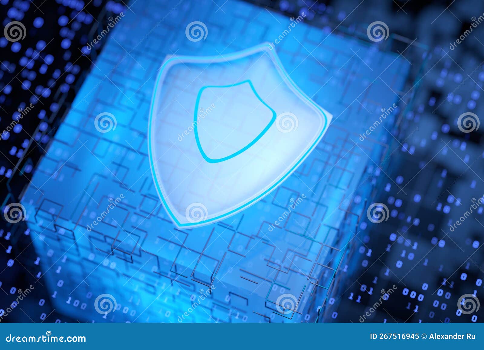 Internet Digital Security Technology Concept for Business. Protect Your ...