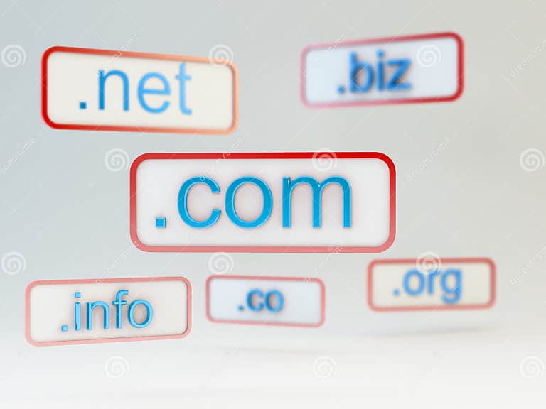 Internet domain names stock image. Image of connection - 22488557