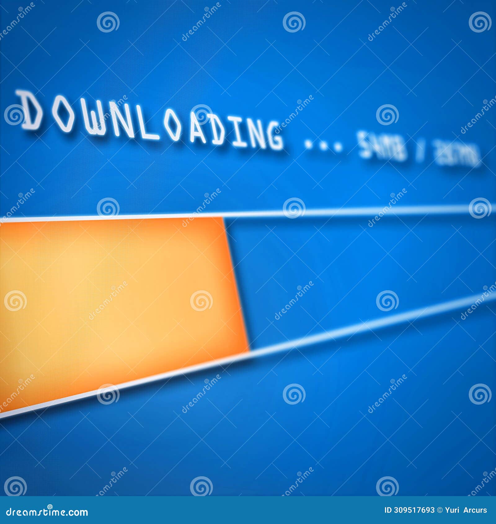 Internet, Download and Install Progress on Blue Screen for Data Update ...