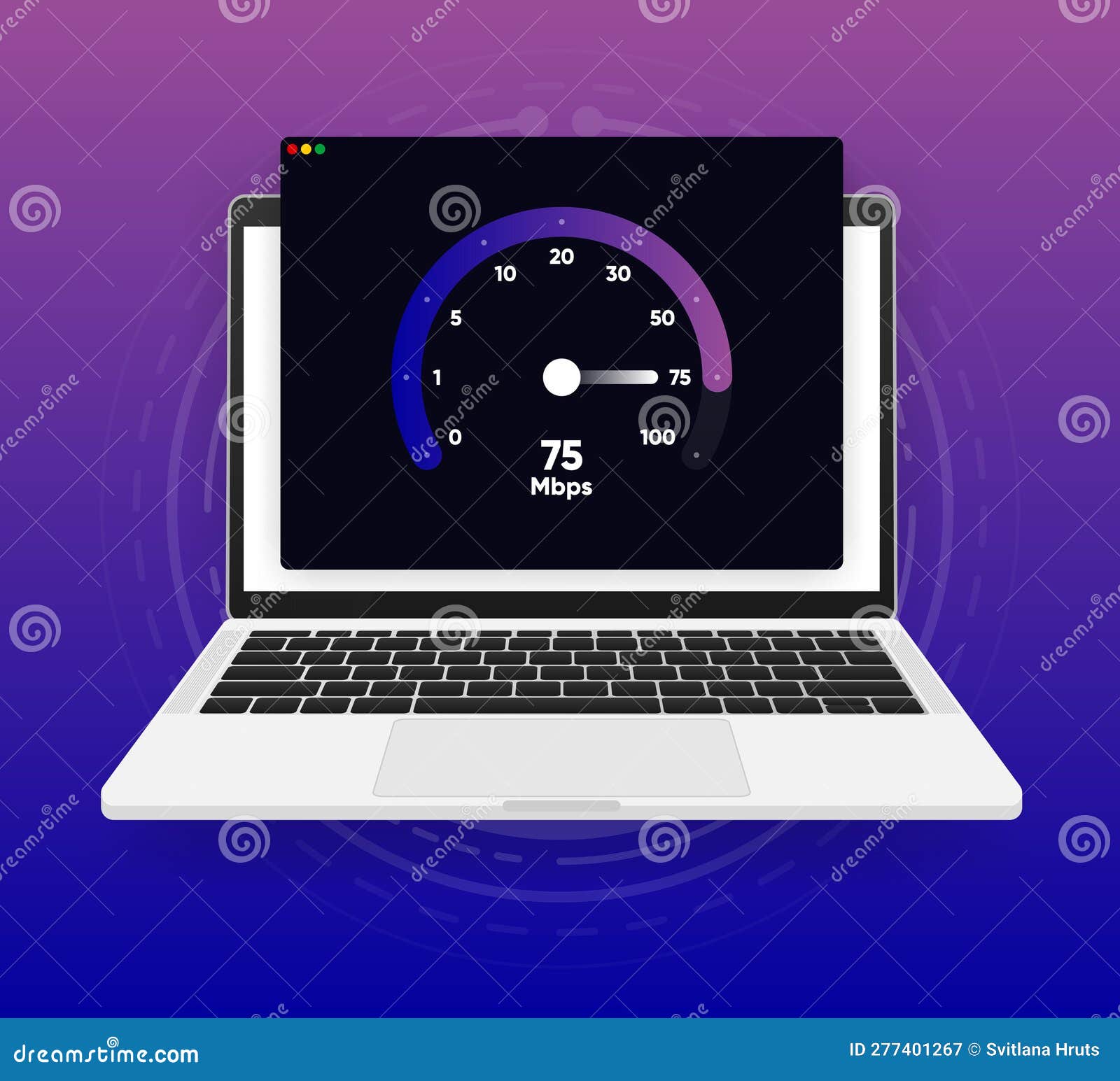 Internet Download and Upload Speed Test Gauge. Internet Speed Test ...