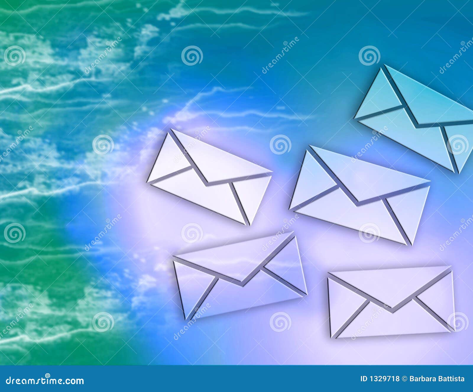 Internet E-mail Messages stock illustration. Illustration of send - 1329718