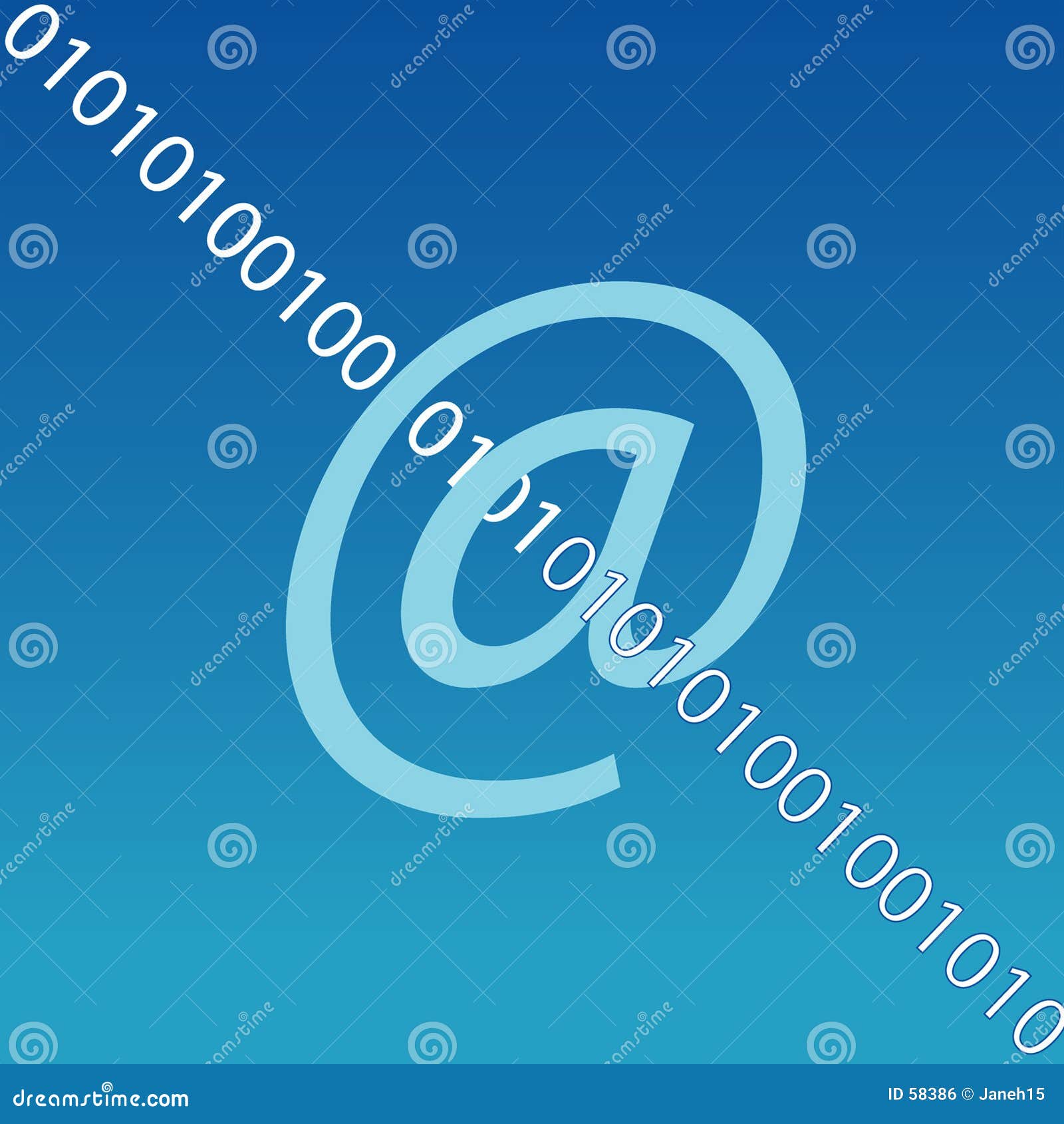 Internet e-mail symbol stock illustration. Illustration of computers ...