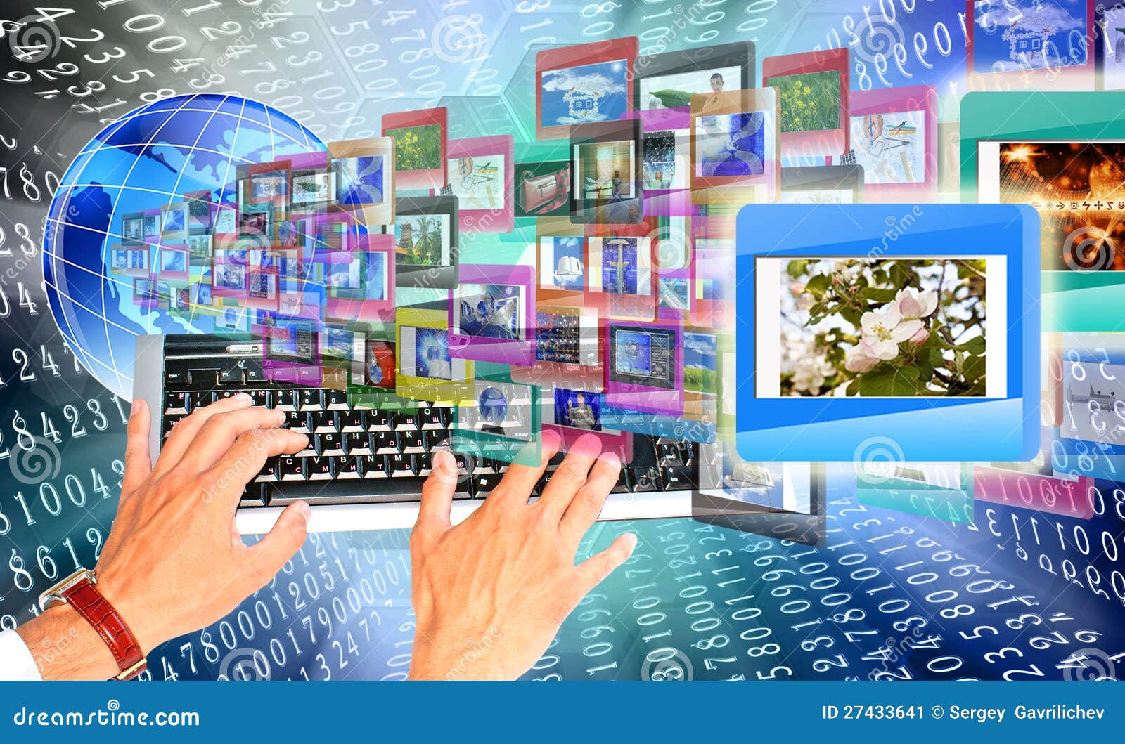 The Internet education stock image. Image of click, black - 27433641