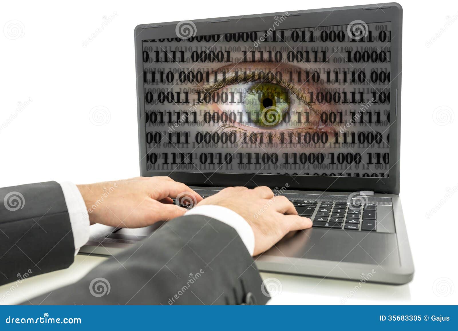 Internet espionage stock image. Image of identity, firewall - 35683305