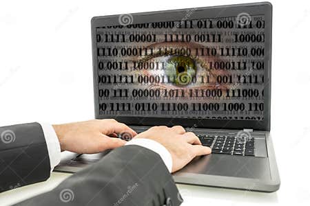 Internet espionage stock image. Image of identity, firewall - 35683305