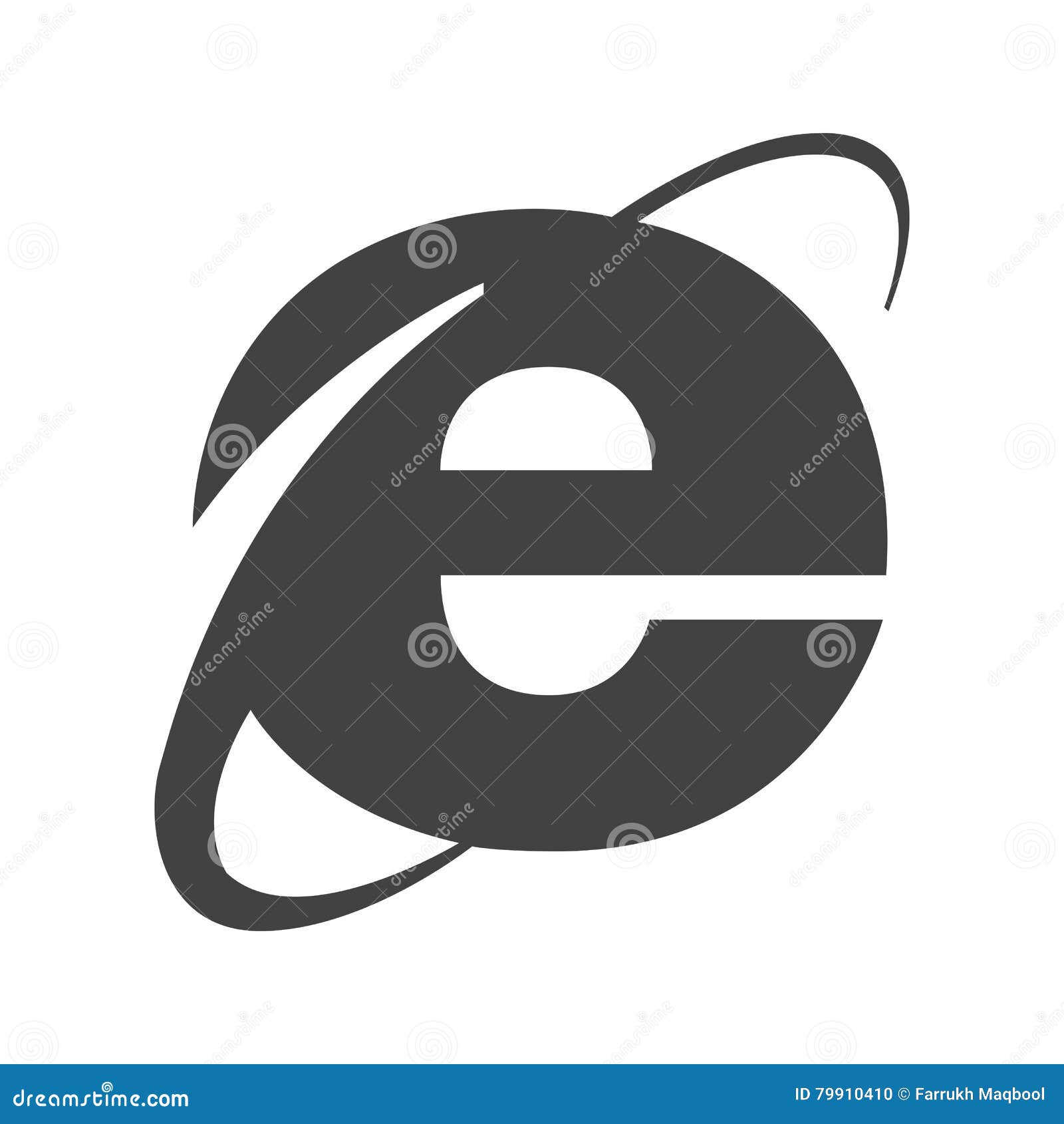Internet Explorer editorial image. Illustration of vector - 79910410