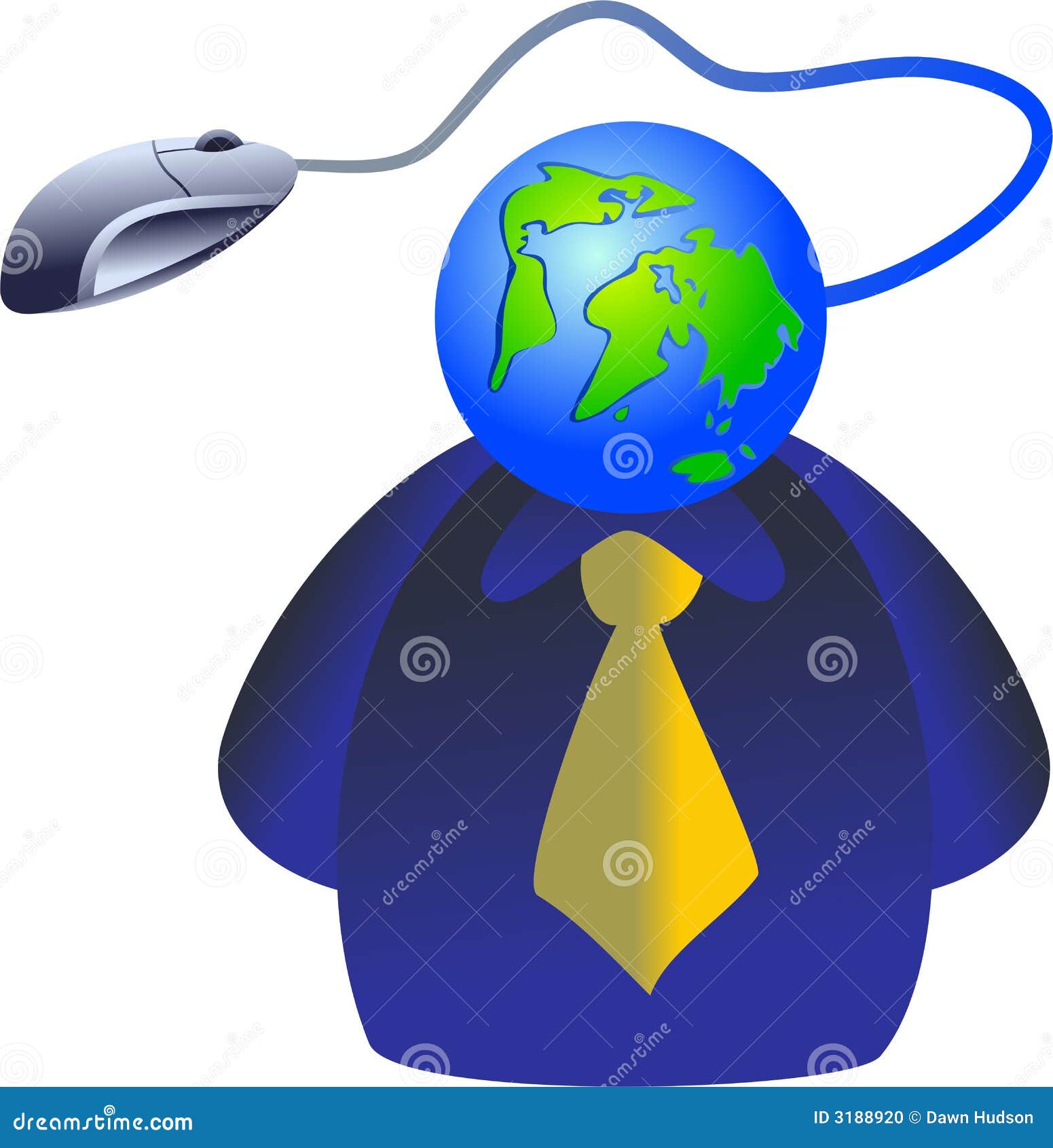 Internet face stock illustration. Illustration of management - 3188920