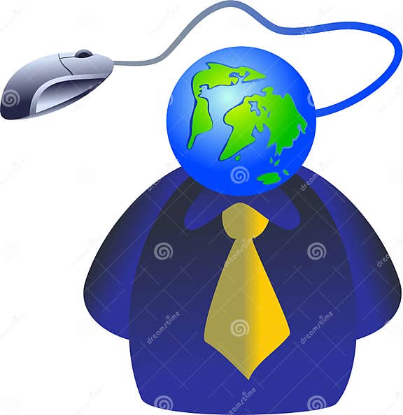 Internet face stock illustration. Illustration of management - 3188920