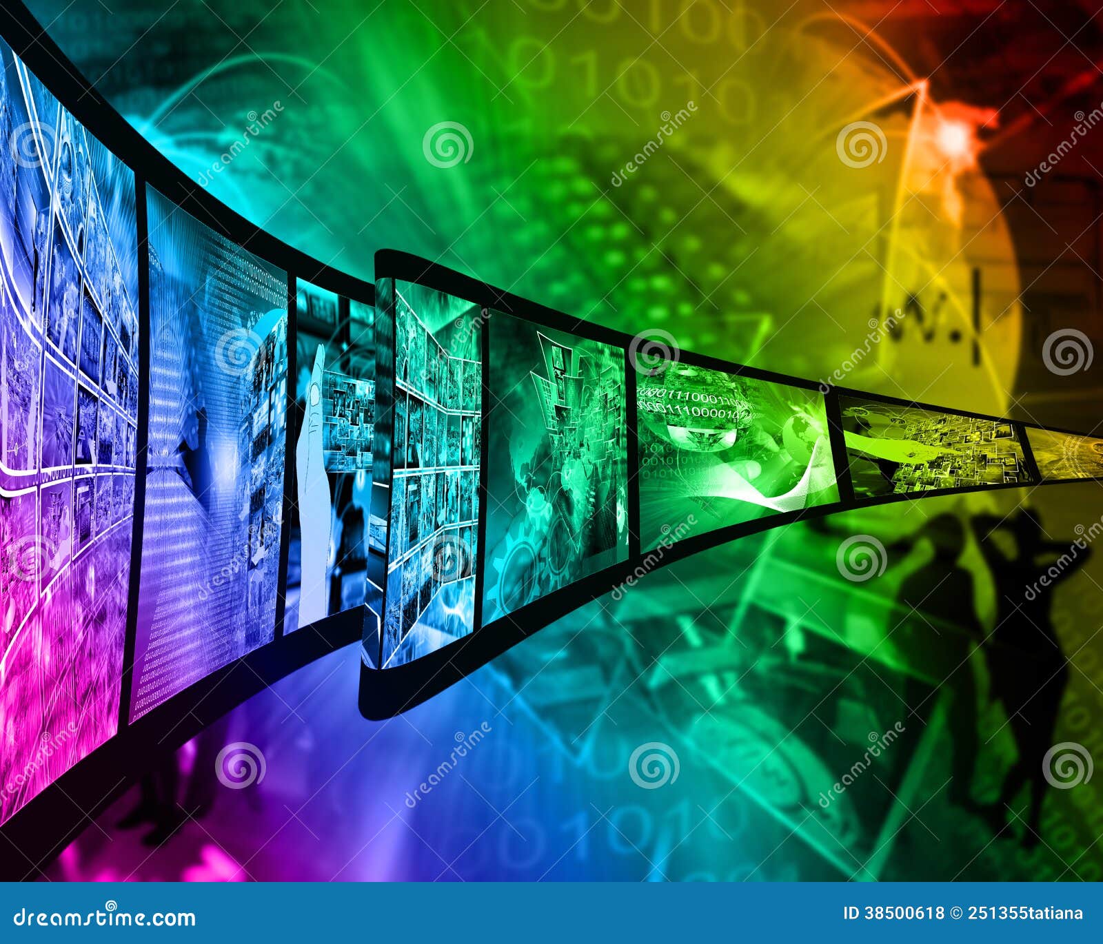 Internet film stock photo. Image of computer, multimedia - 38500618