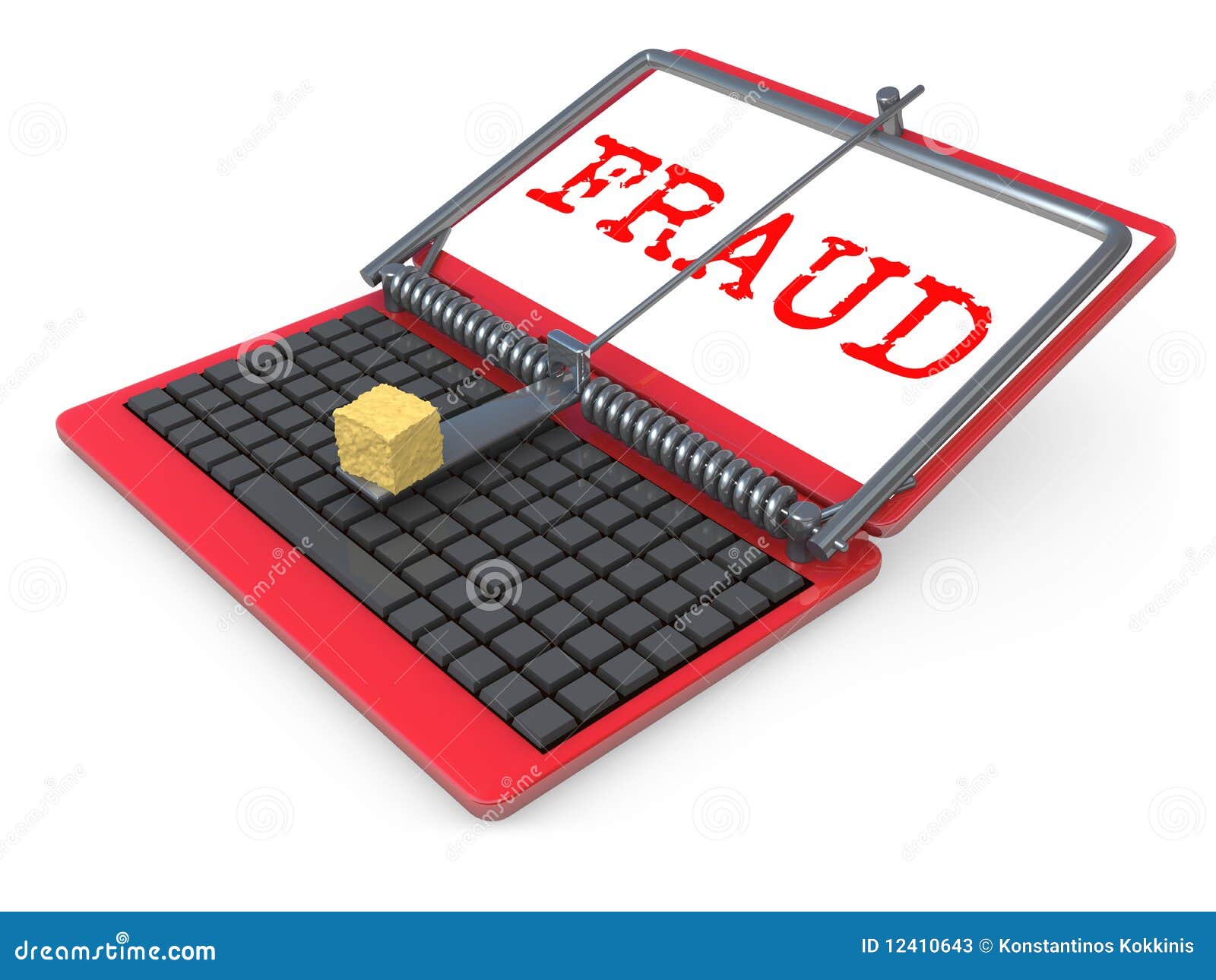 Internet Fraud stock illustration. Illustration of mousetrap - 12410643