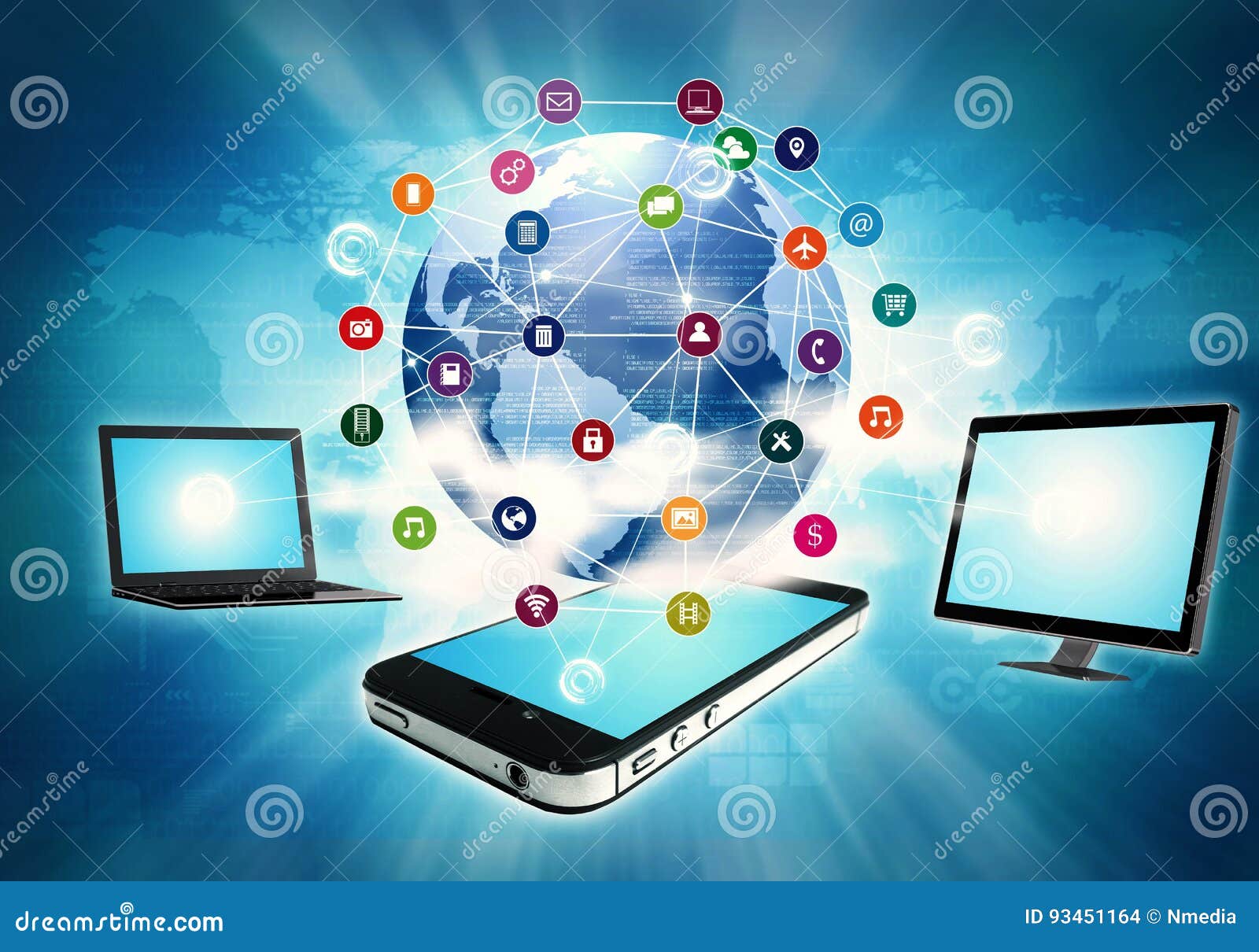 Internet on Gadget stock photo. Image of share, computer - 93451164