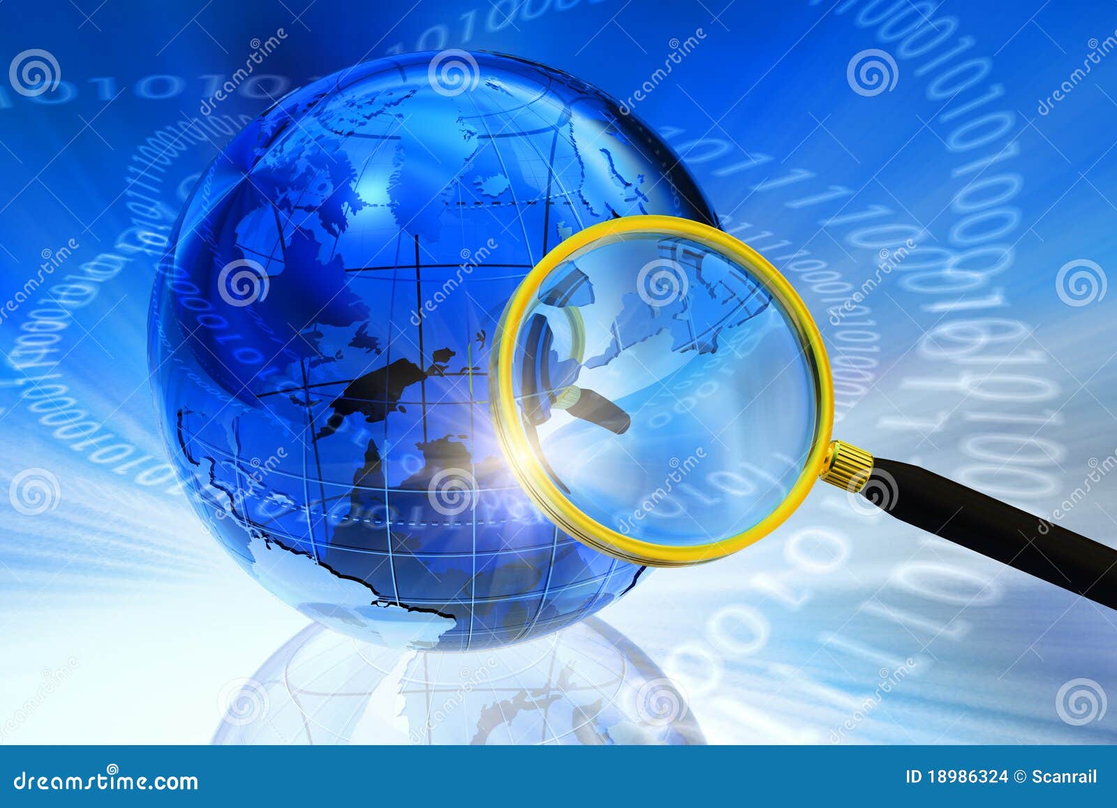 Internet/Global Communication Concept Stock Illustration - Illustration ...