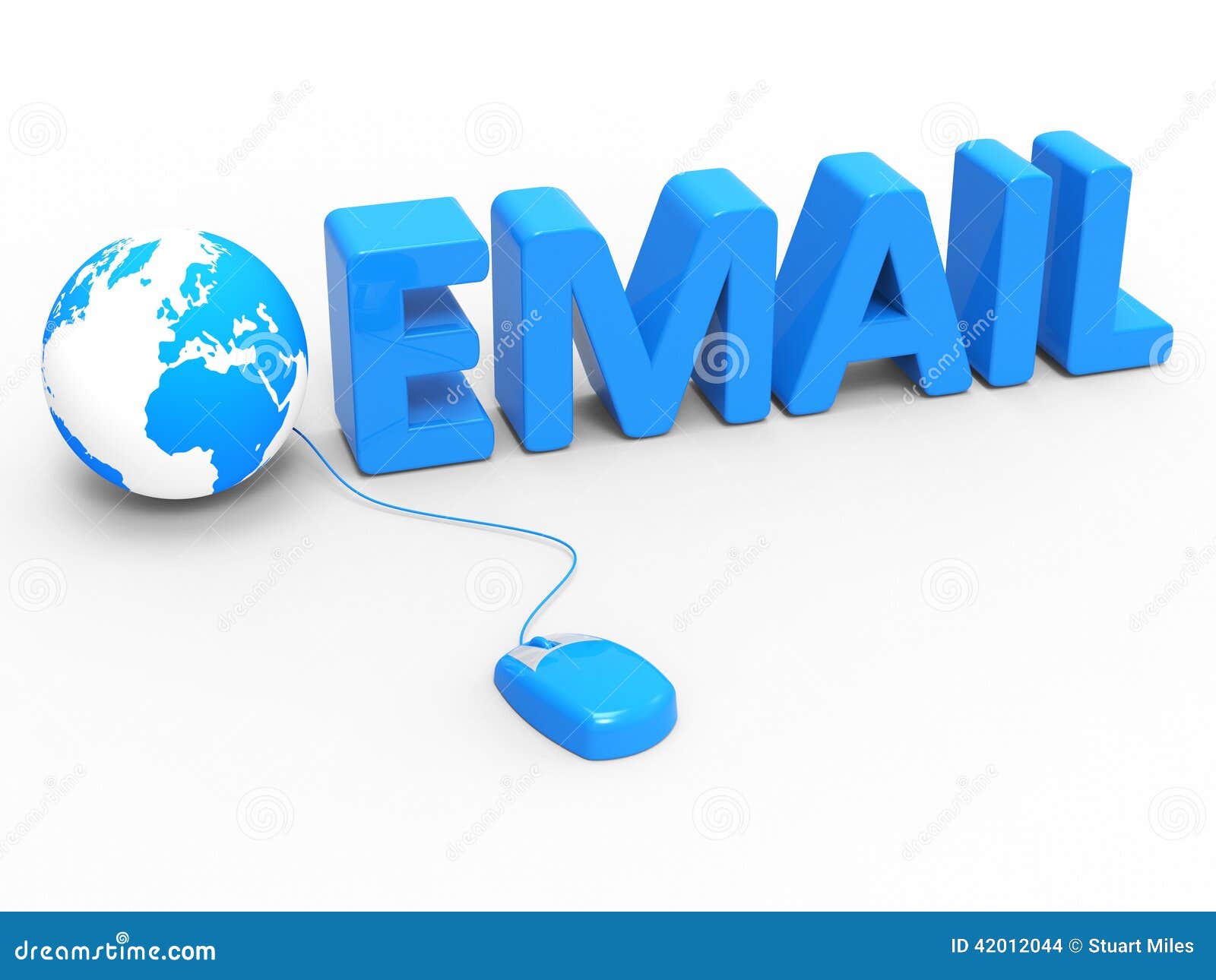 Internet Global Means World Wide Web and Communicate Stock Illustration ...