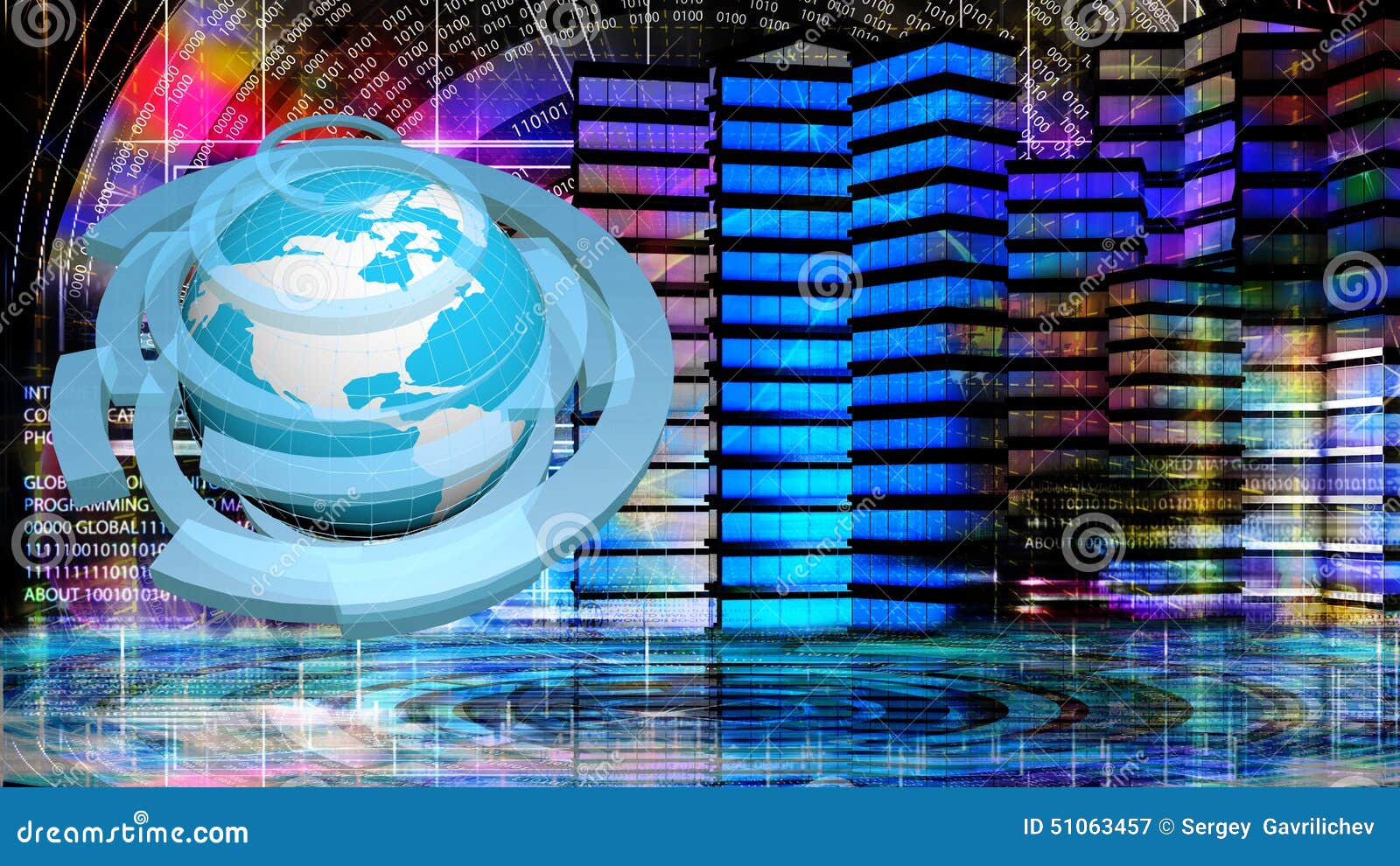 Internet.Globalization stock illustration. Illustration of abstract ...