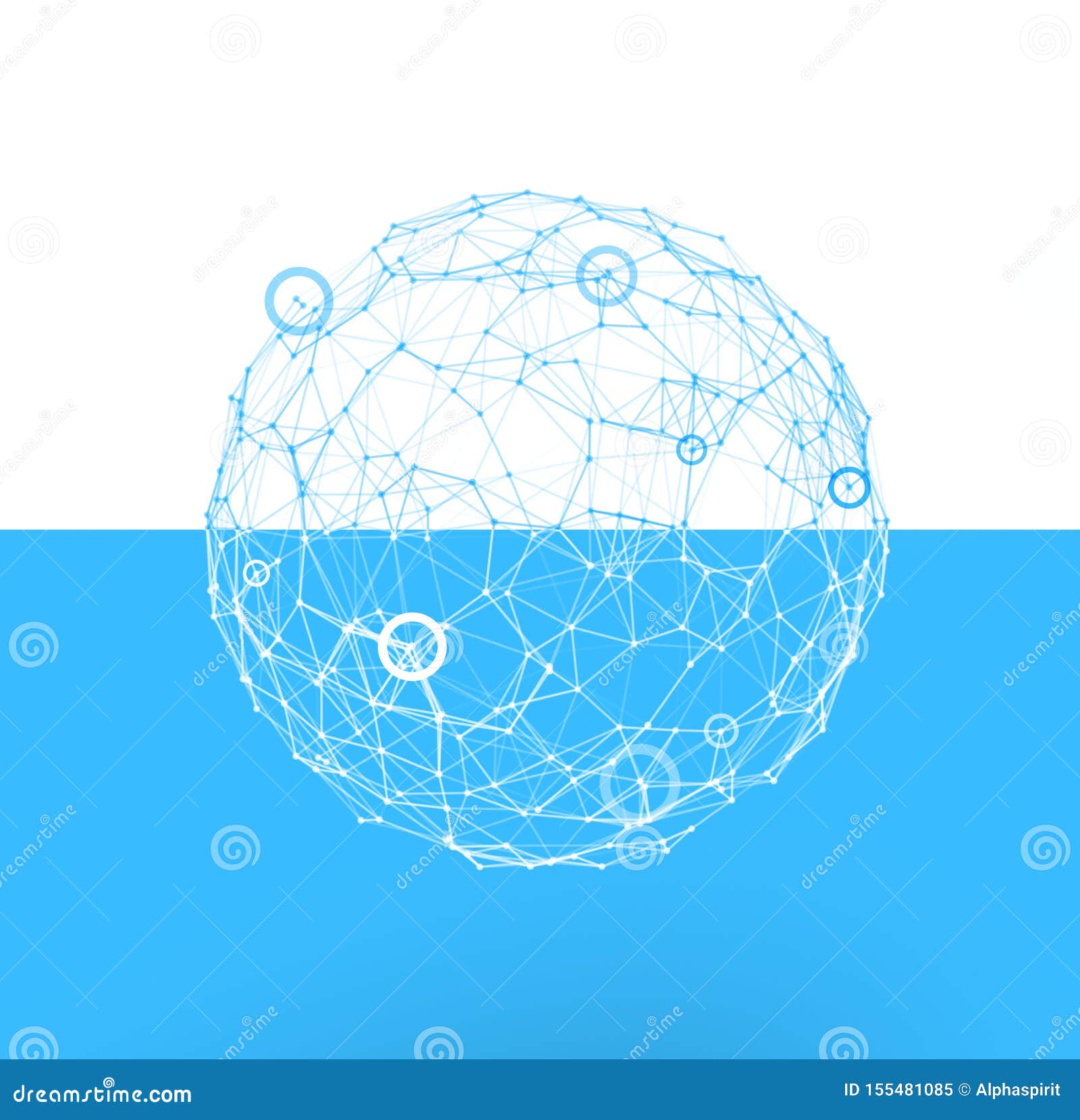 Internet Globe. Concept of Connection and Network. Stock Illustration ...