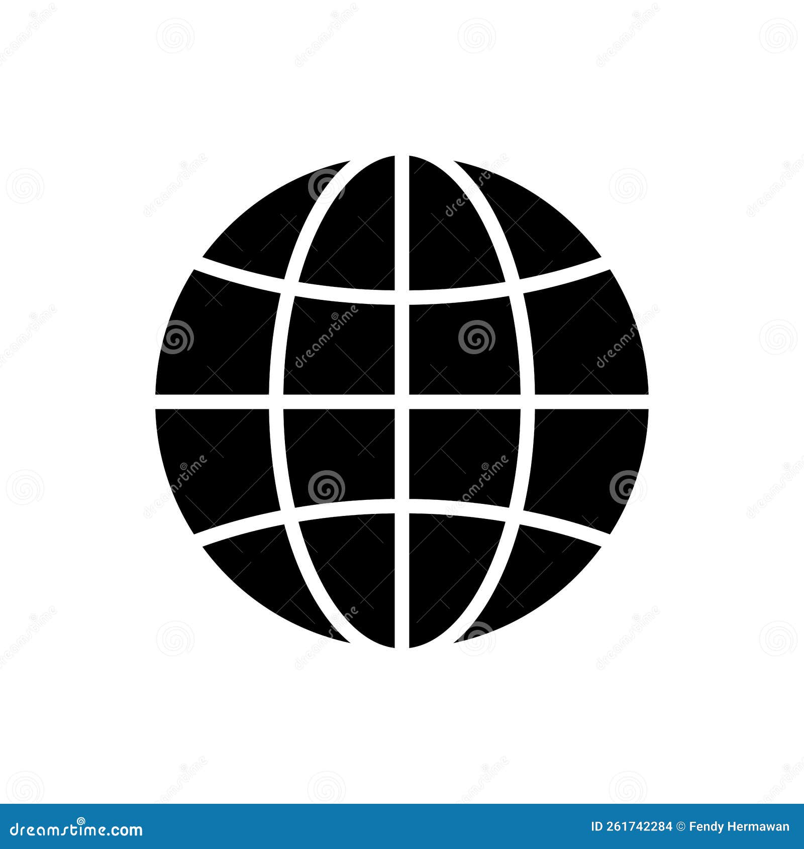Internet Globe Icon Vector Design Template in White Background Stock ...