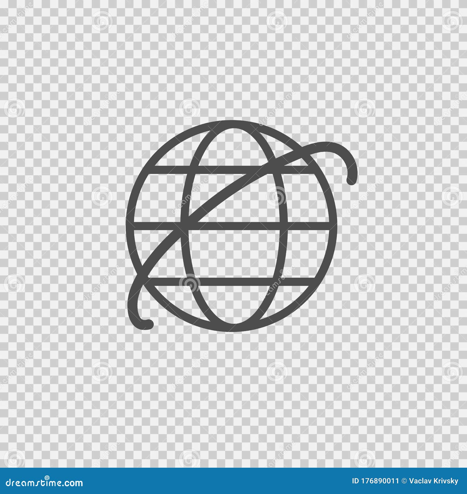 Internet Globe Vector Icon Eps 10. Web Symbol Stock Vector ...