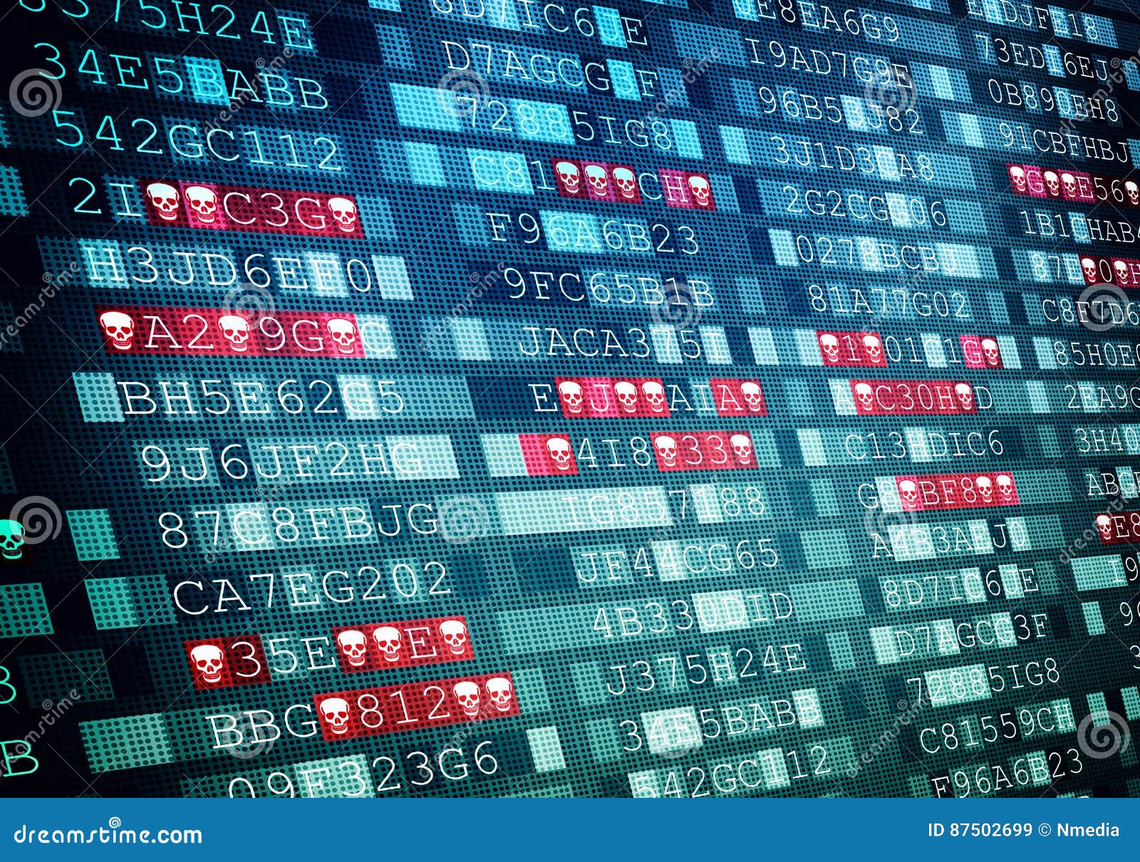 Internet Hacker Virus stock illustration. Illustration of corrupt ...