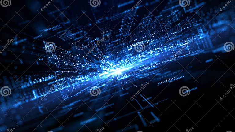 Internet High Speed Connection and Data Analysis Technology Digital Background Concept, Digital ...
