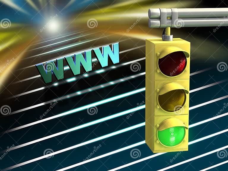 Internet highway stock illustration. Illustration of digit - 5186963