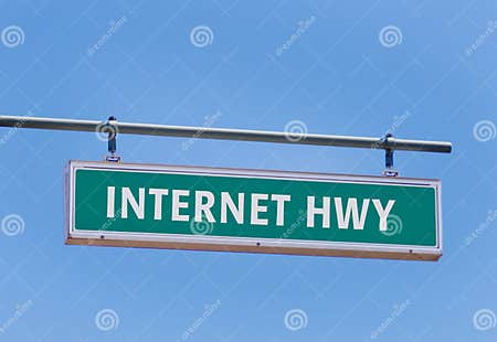 Internet highway road sign stock photo. Image of internet - 459510