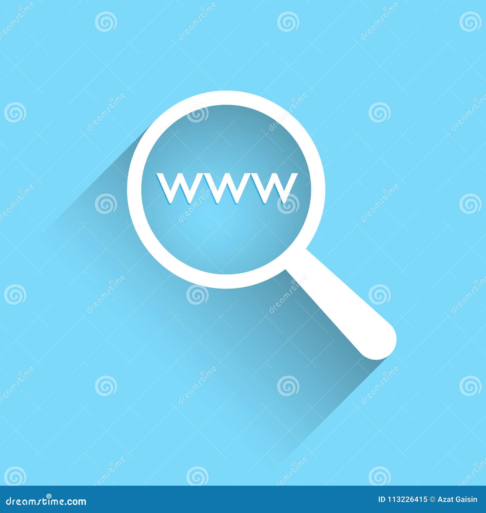 Internet Icon Magnifying Glass Stock Vector - Illustration of button ... Internet Icon Magnifying Glass Stock Vector - Illustration of button ...