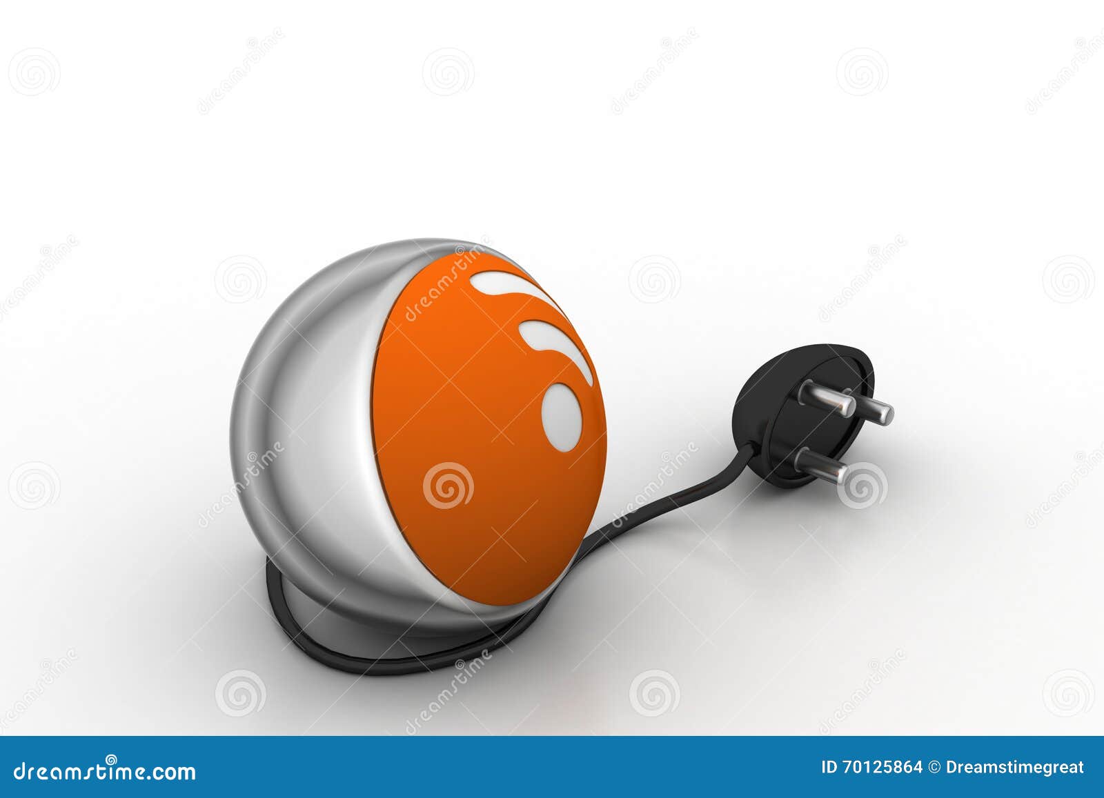 Internet Icon with Power Cable Stock Illustration - Illustration of ...