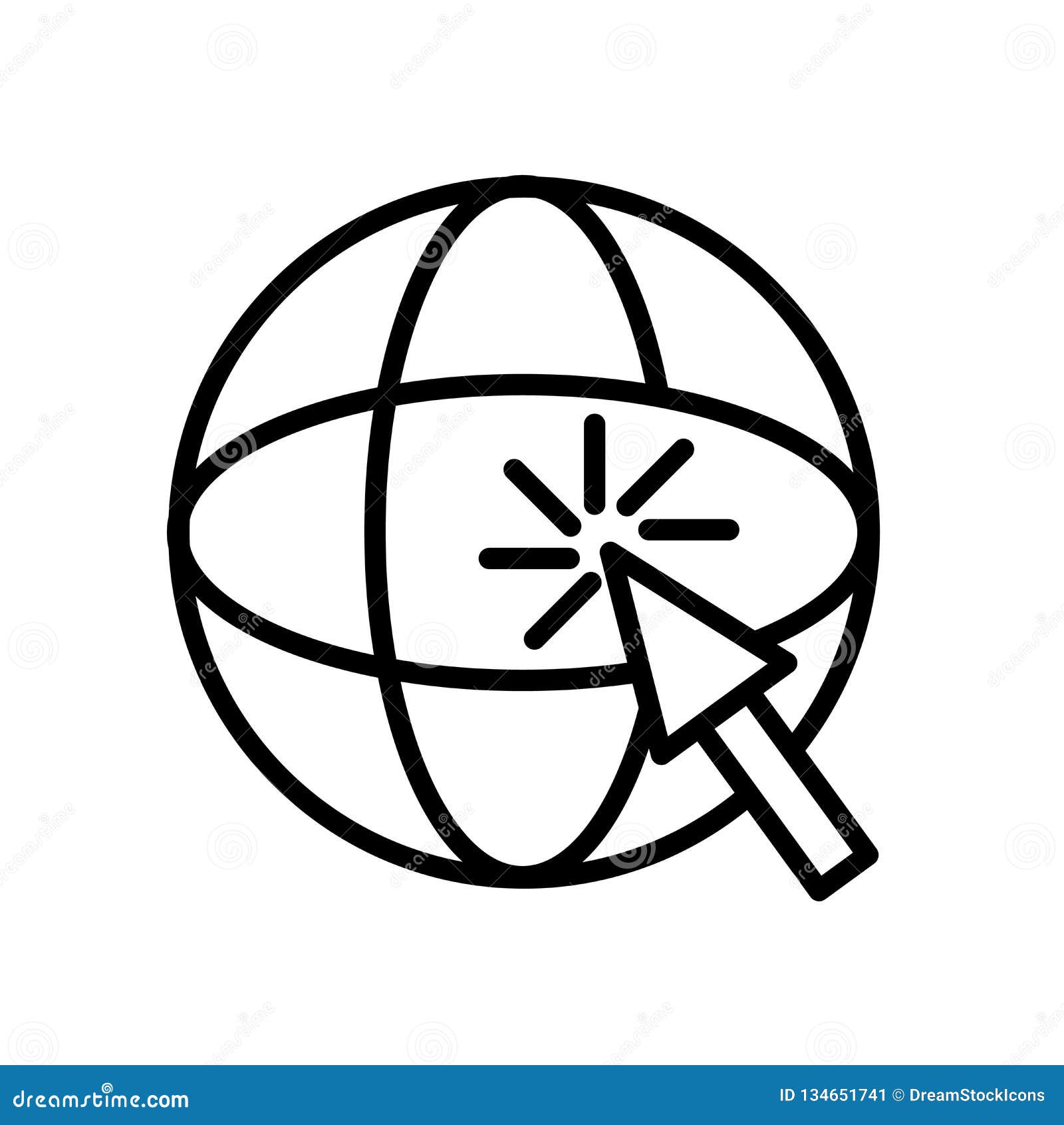 Internet Icon Vector Isolated on White Background, Internet Sign , Line ...