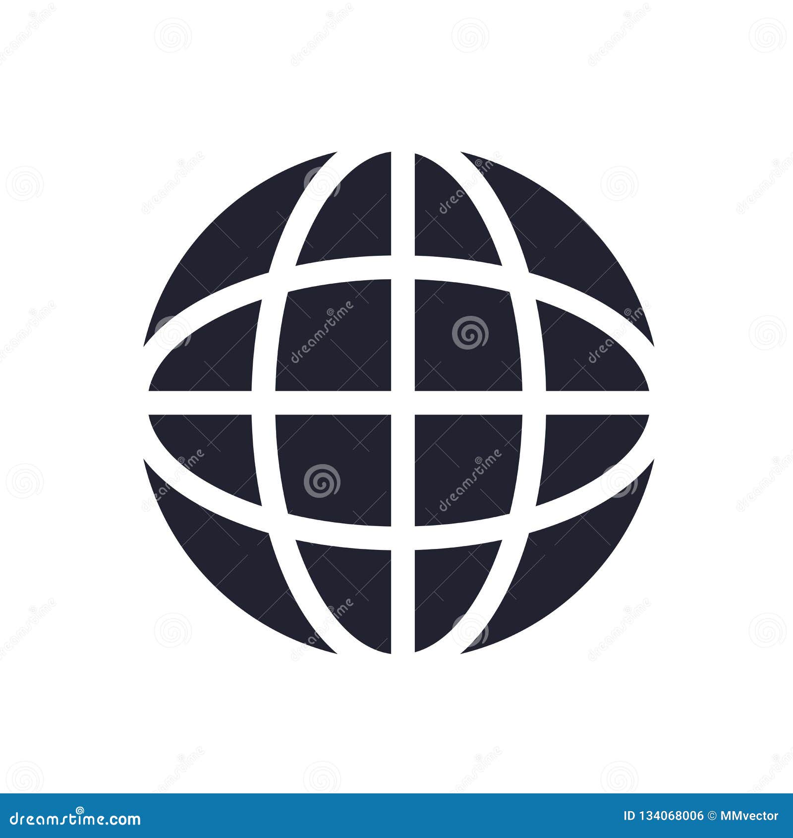 Internet Icon Vector Sign and Symbol Isolated on White Background ...