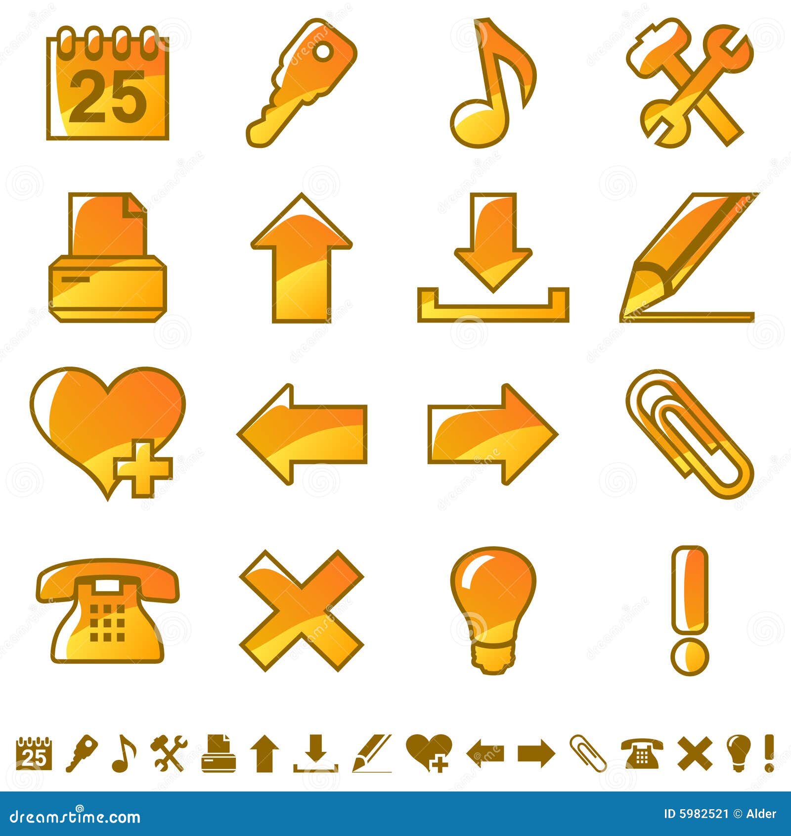 Internet icons. Part two stock vector. Illustration of pictogram - 5982521