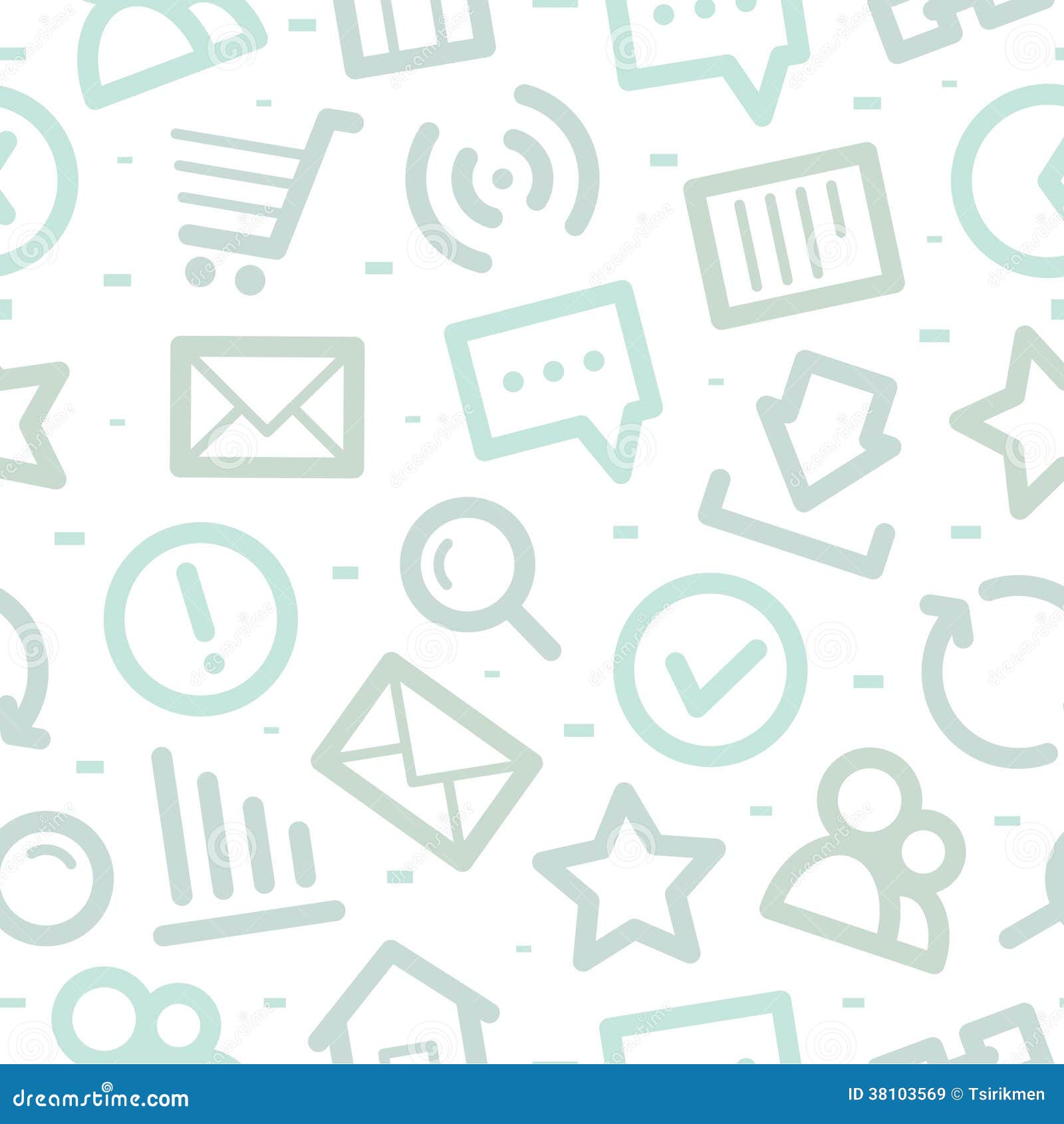 Internet icons pattern stock vector. Illustration of house - 38103569