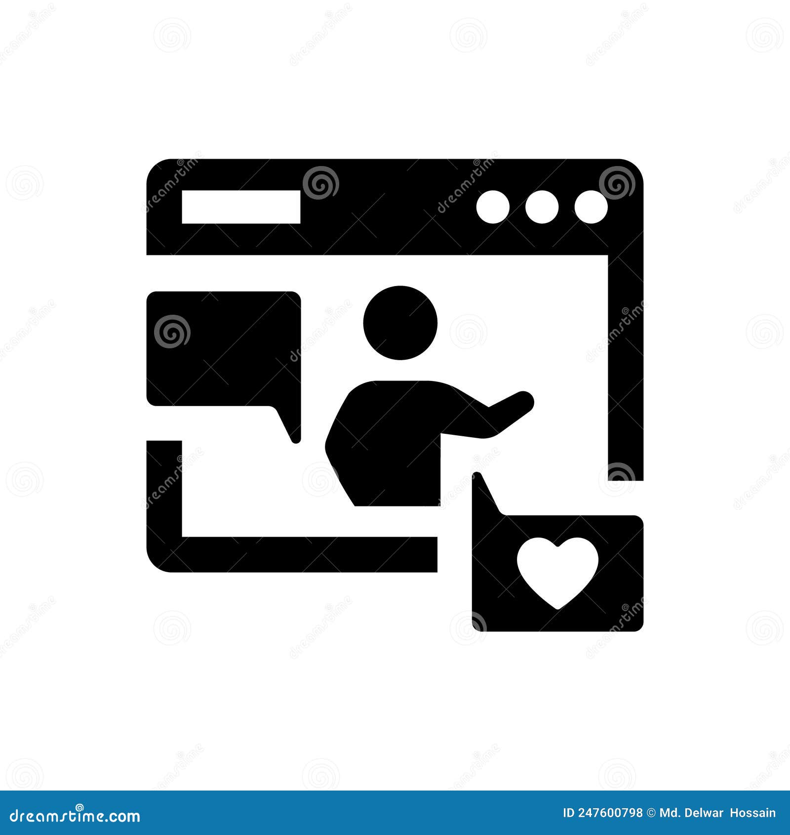 Influencer Icon. Trendy Influencer Logo Concept On White Background ...