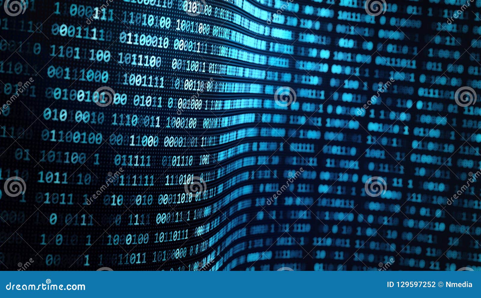 Internet: Information and Data Flow Concept Stock Illustration ...