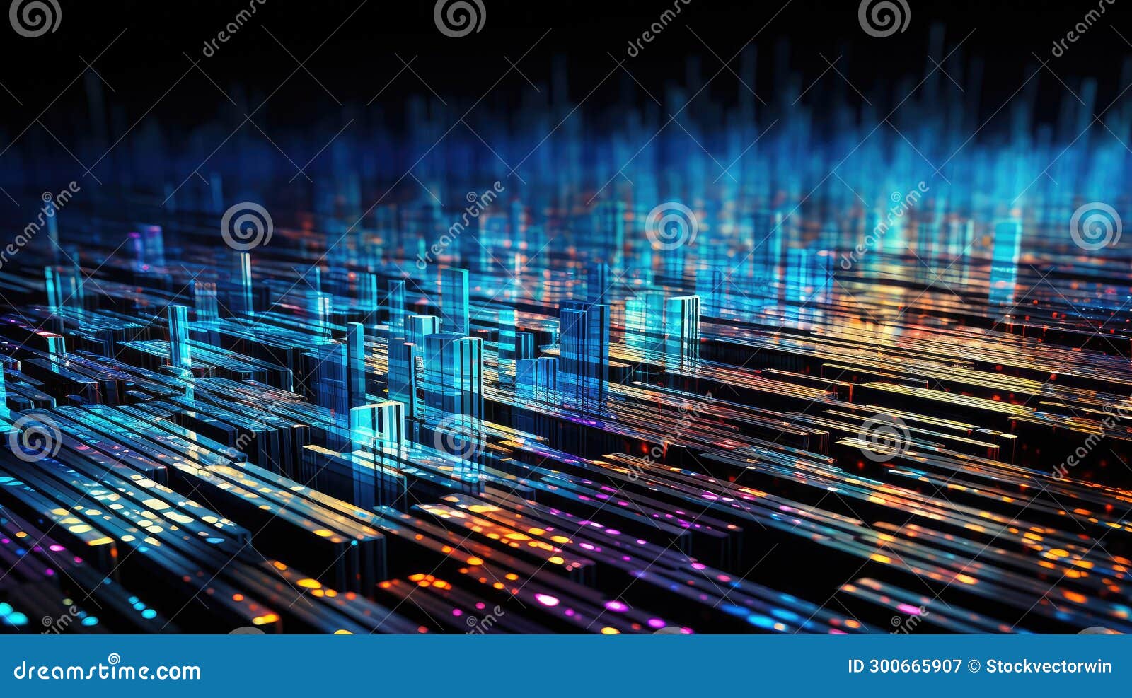 Internet Information Electronic Background Stock Illustration ...