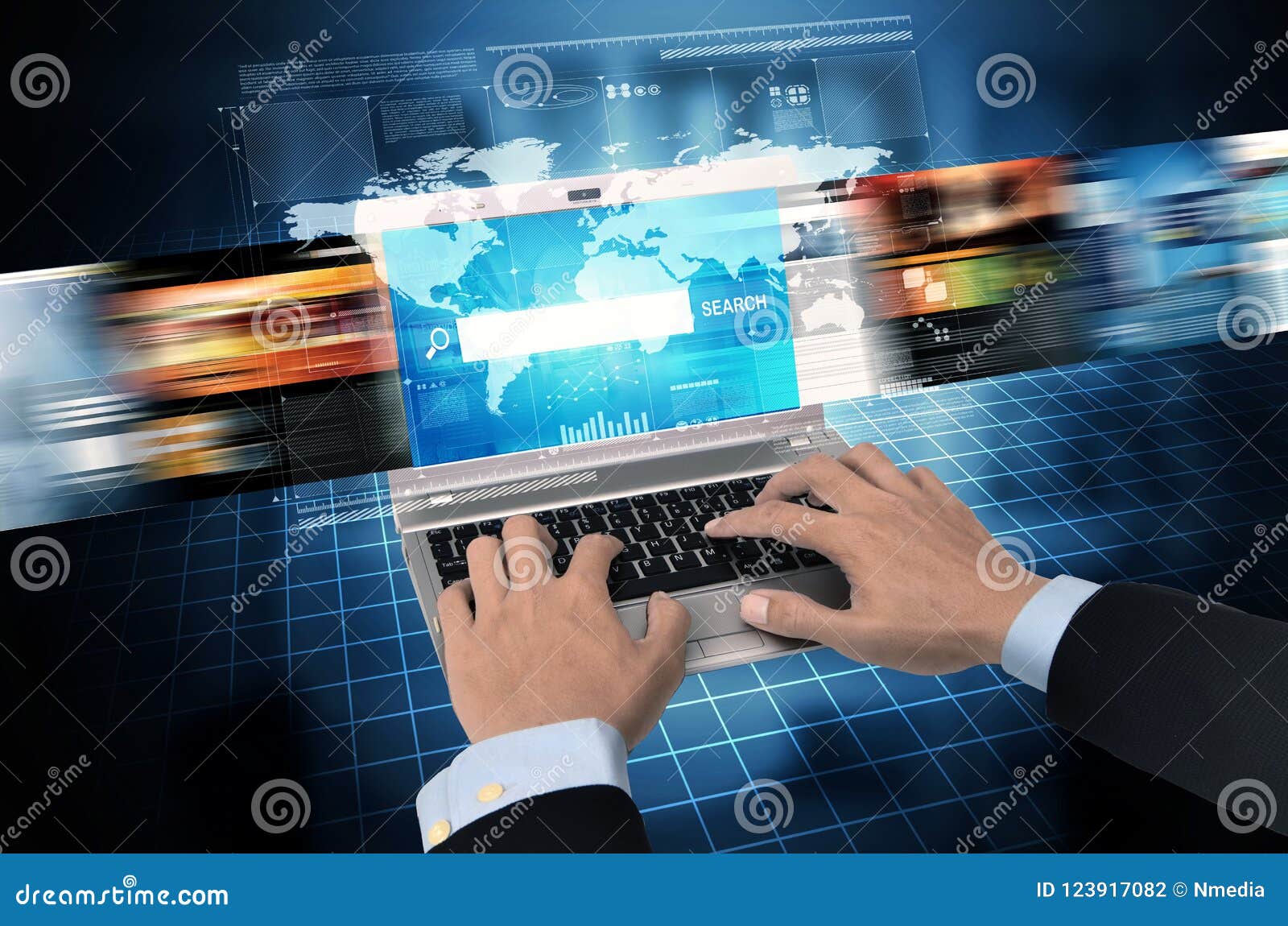 Internet and Information Technology Concept Stock Photo - Image of ...