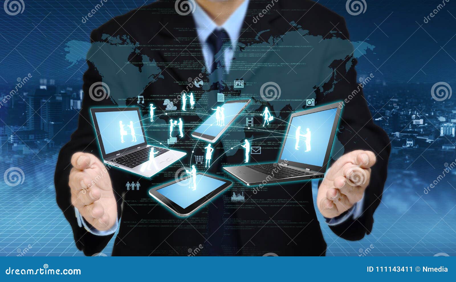 Internet Information Technology Concept Stock Image - Image of future ...