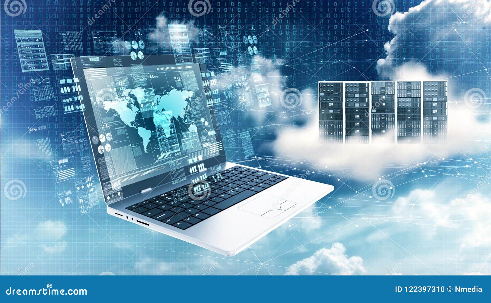 Internet Information Technology Concept Stock Photo - Image of network ...