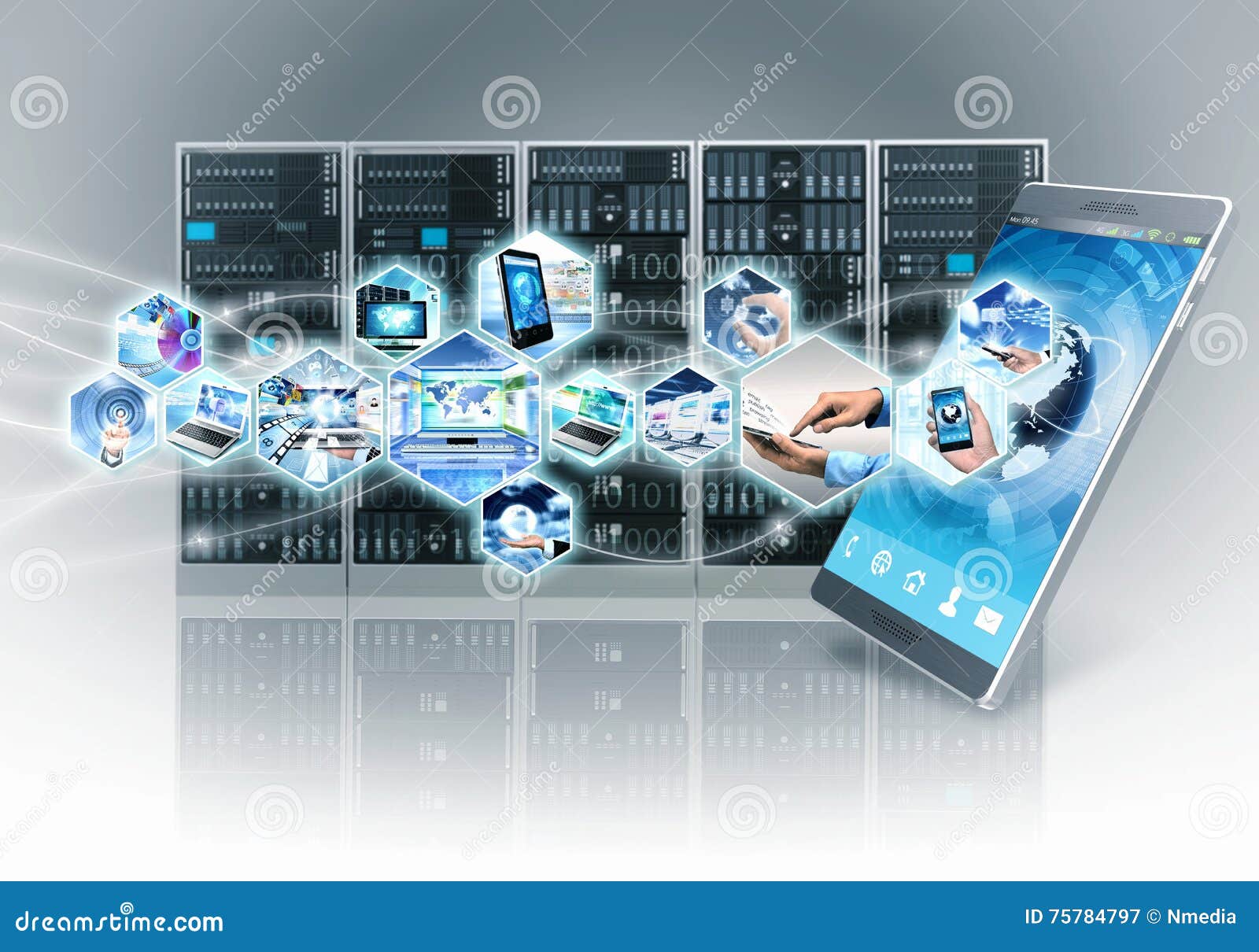 Internet and Information Technology Stock Illustration - Illustration ...
