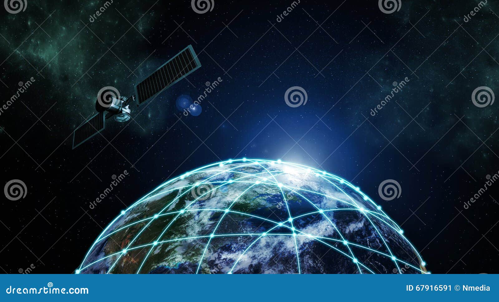 Internet Information Technology Stock Illustration - Illustration of ...