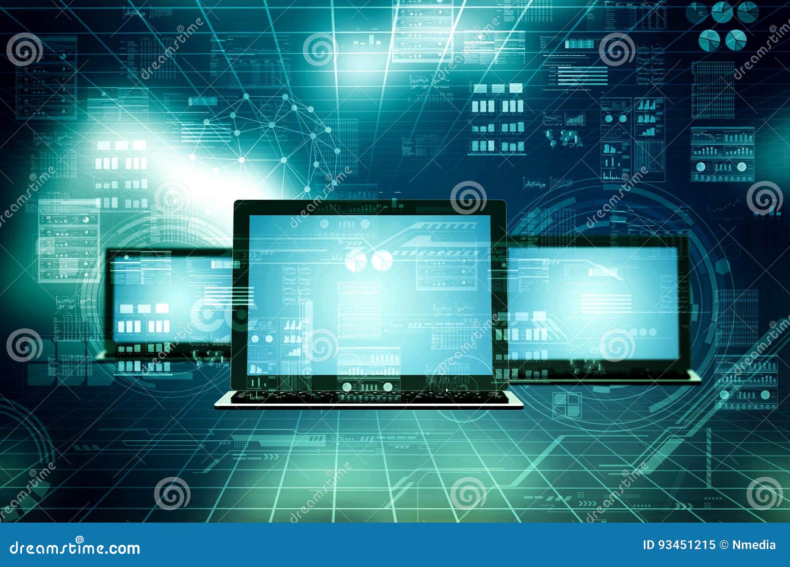 Internet Information Technology Stock Image - Image of mainframe ...