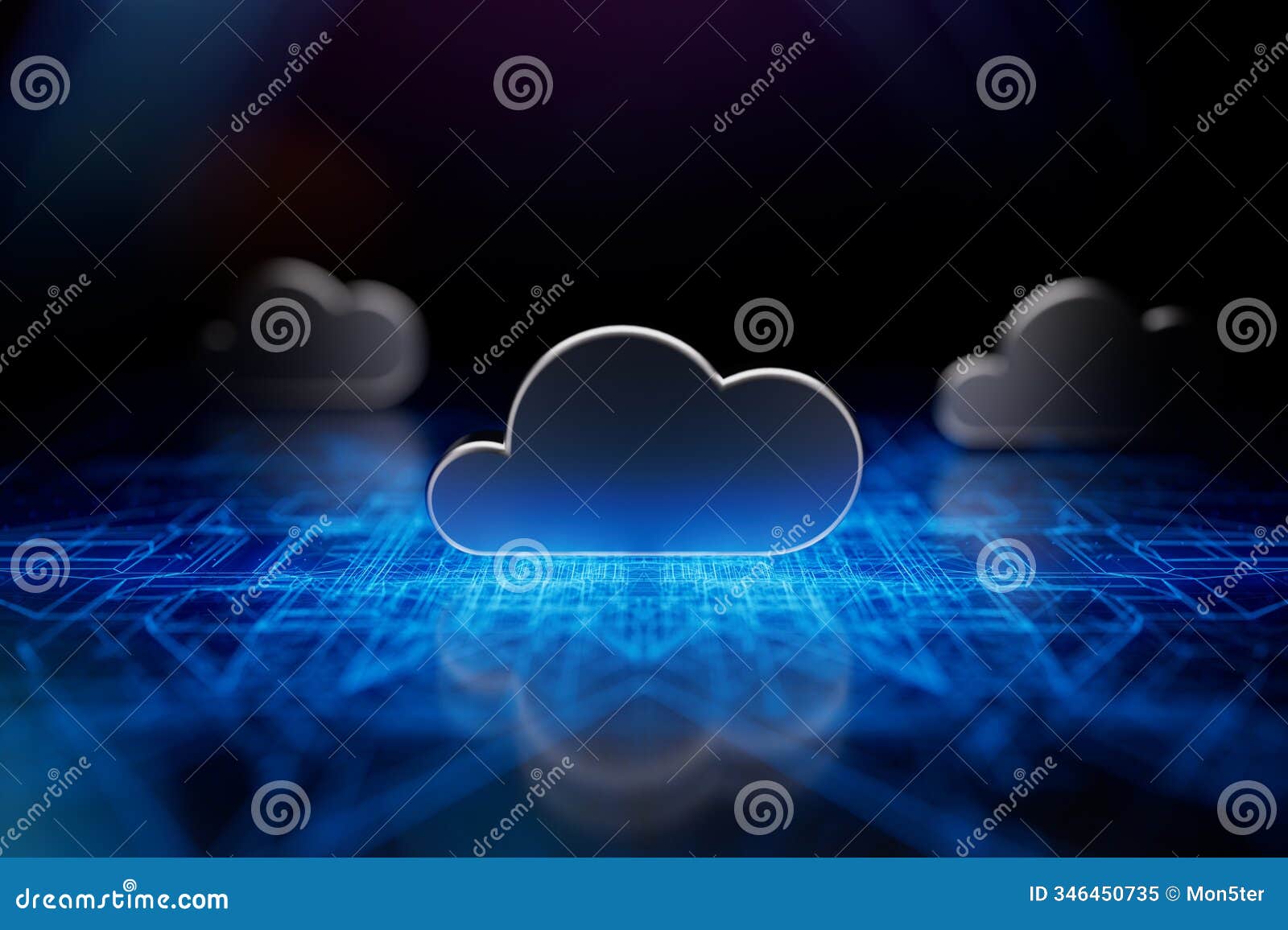 Internet Infrastructure Concept. Abstract Technology Background Stock ...