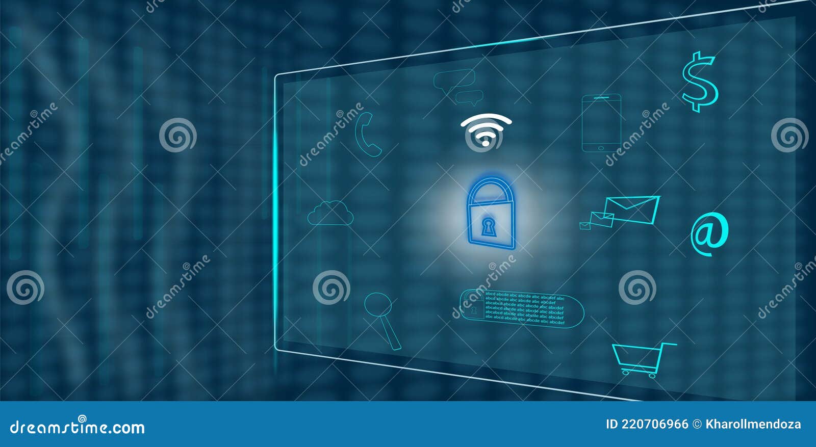 HUD UI Interface Security Virtual System Technology Innovation Screen ...
