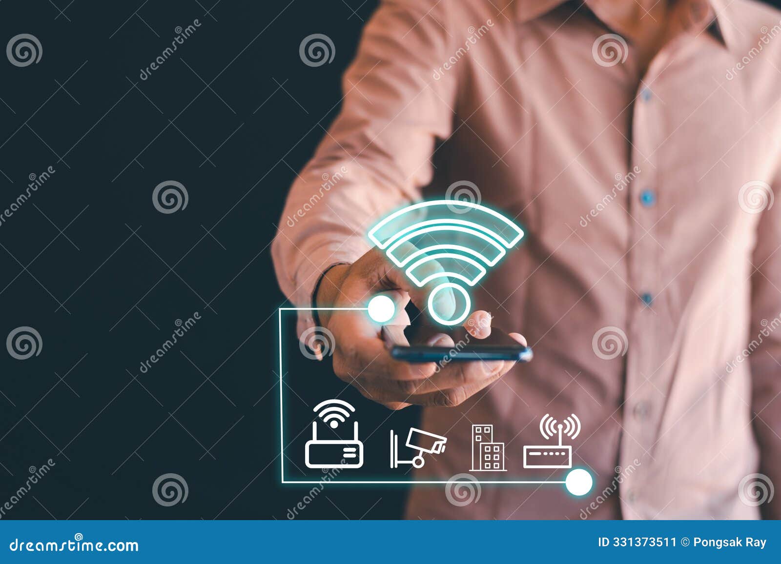 Internet Iot Internet of Things Integrated Network of Connected Devices ...